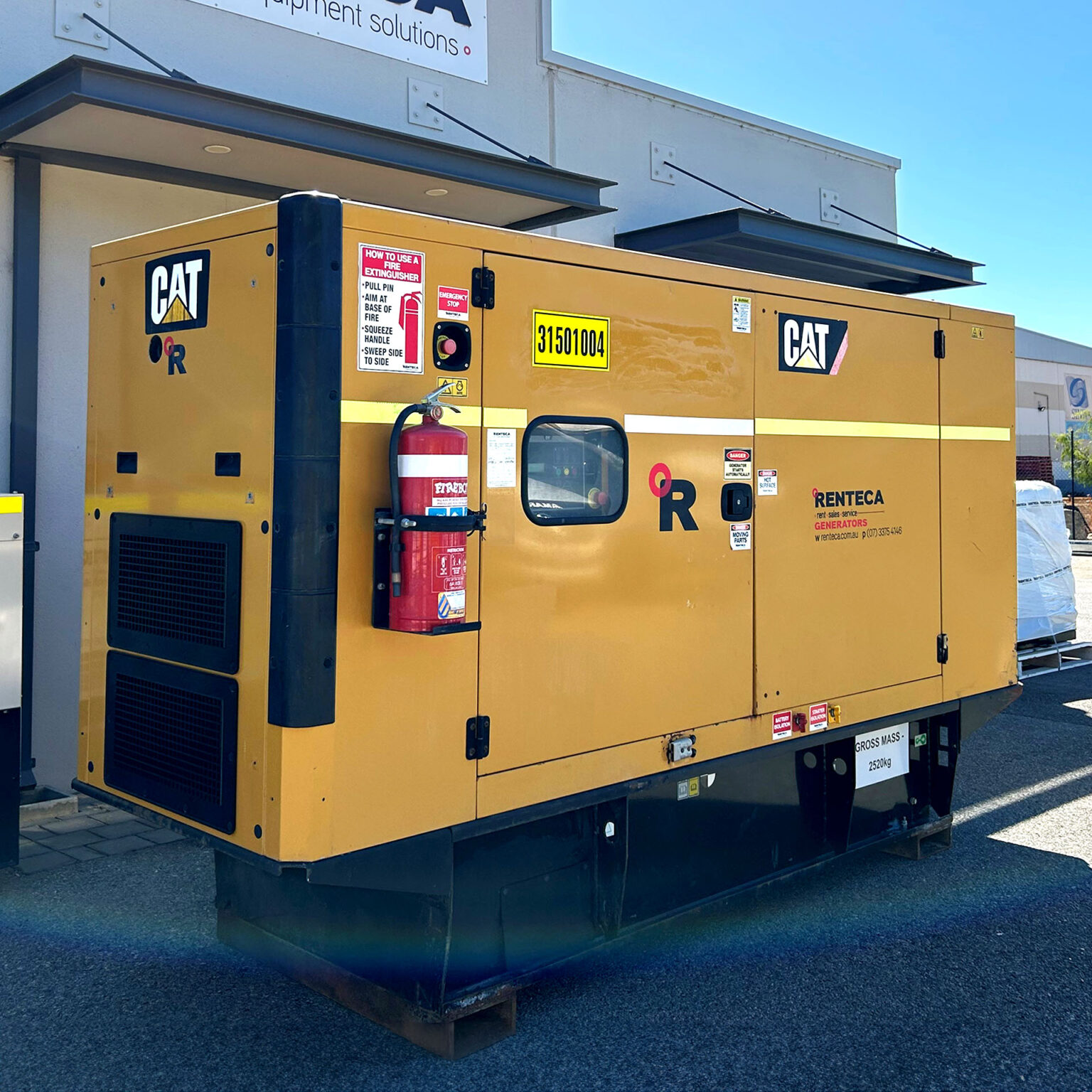 USED CAT 150kVA Diesel Genset | Renteca